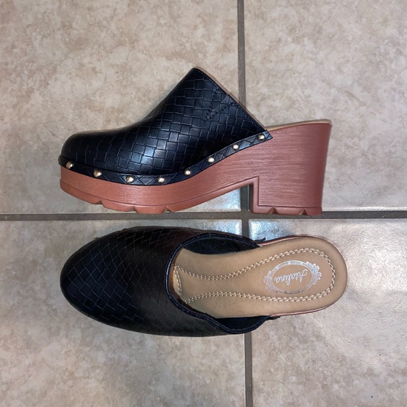 Atalina | Shoes | New Atalina Studed Clog Heels | Poshmark